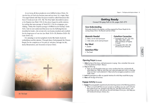 Connect School Advent Lesson